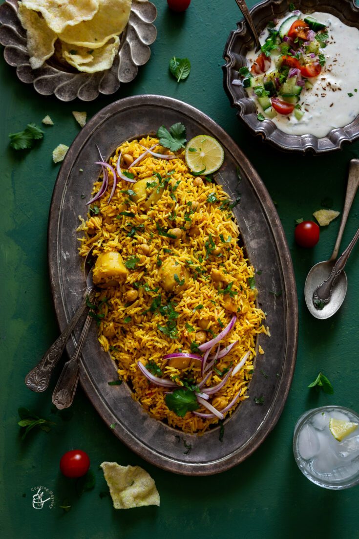 Baby Potato Pulao | Lasaniya Batata Rice | J Cooking Odyssey