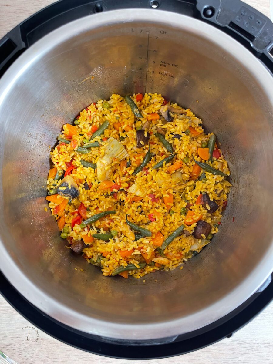 Instant Pot Paella (Easy Vegan Recipe) | J Cooking Odyssey