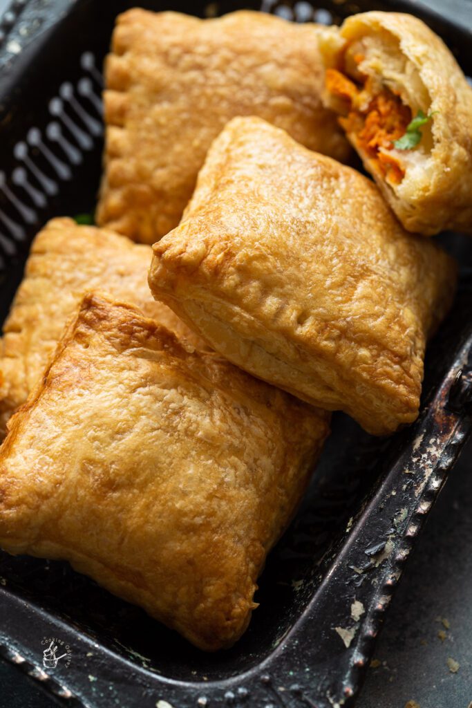 Vegan Thai Curry Puffs (baked & air fryer) | J Cooking Odyssey