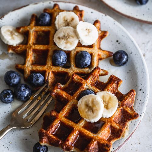 Vegan Waffles (3 ingredients) | J Cooking Odyssey