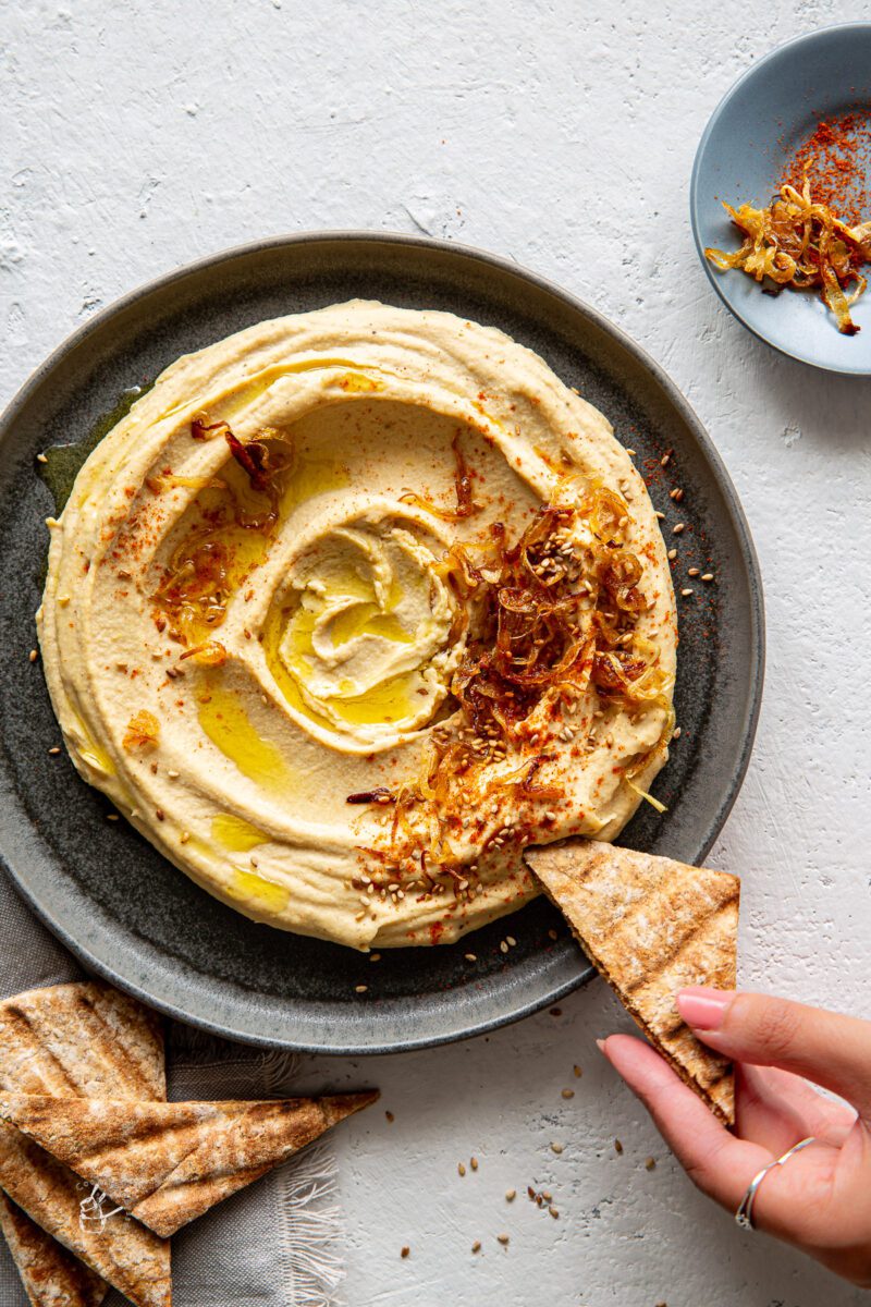 Caramelised Onion Hummus | J Cooking Odyssey