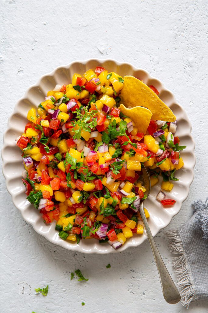 Mango Pico de Gallo | J Cooking Odyssey