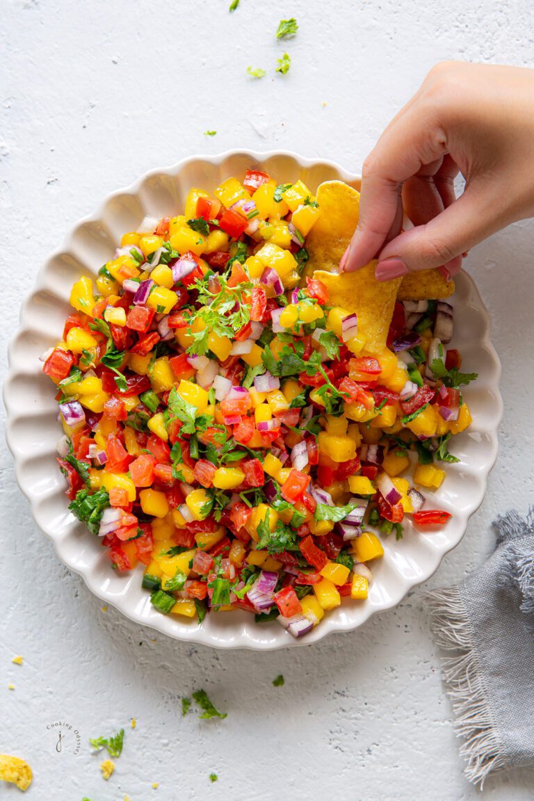 Mango Pico de Gallo | J Cooking Odyssey