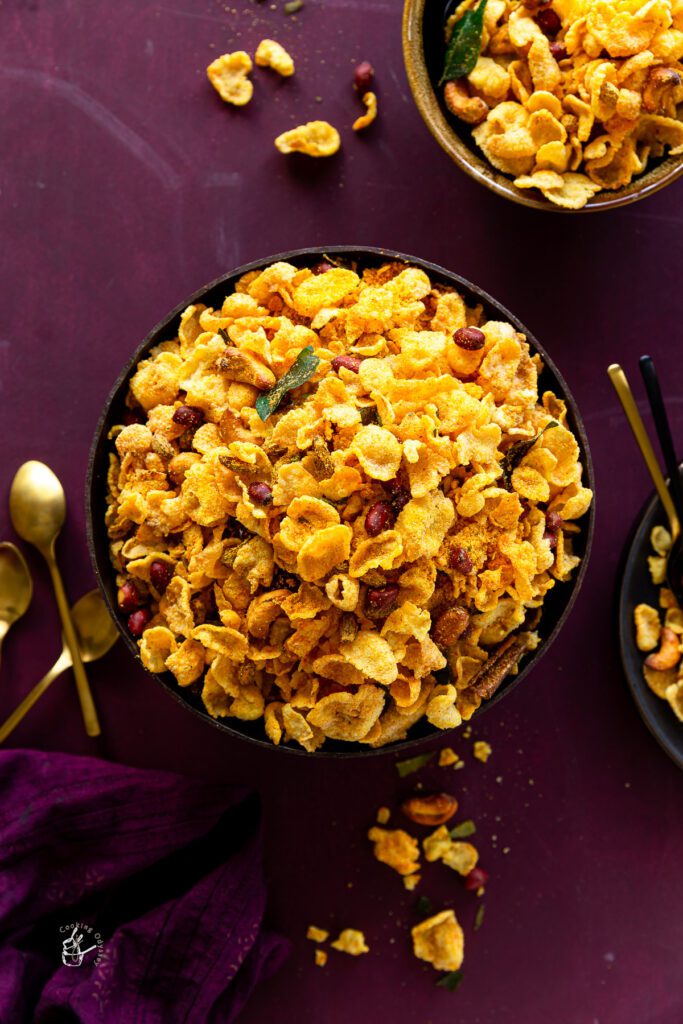 Cornflakes Chivda | Cornflakes Mixture | Makai no Chevdo | J Cooking ...