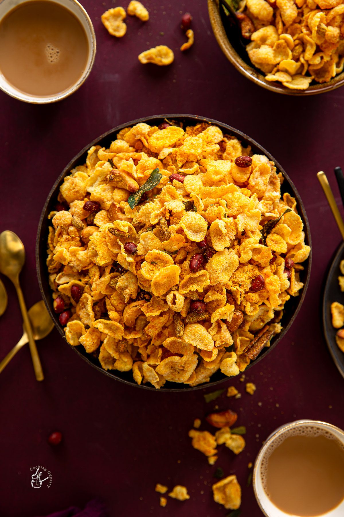 Cornflakes Chivda | Cornflakes Mixture | Makai no Chevdo | J Cooking ...