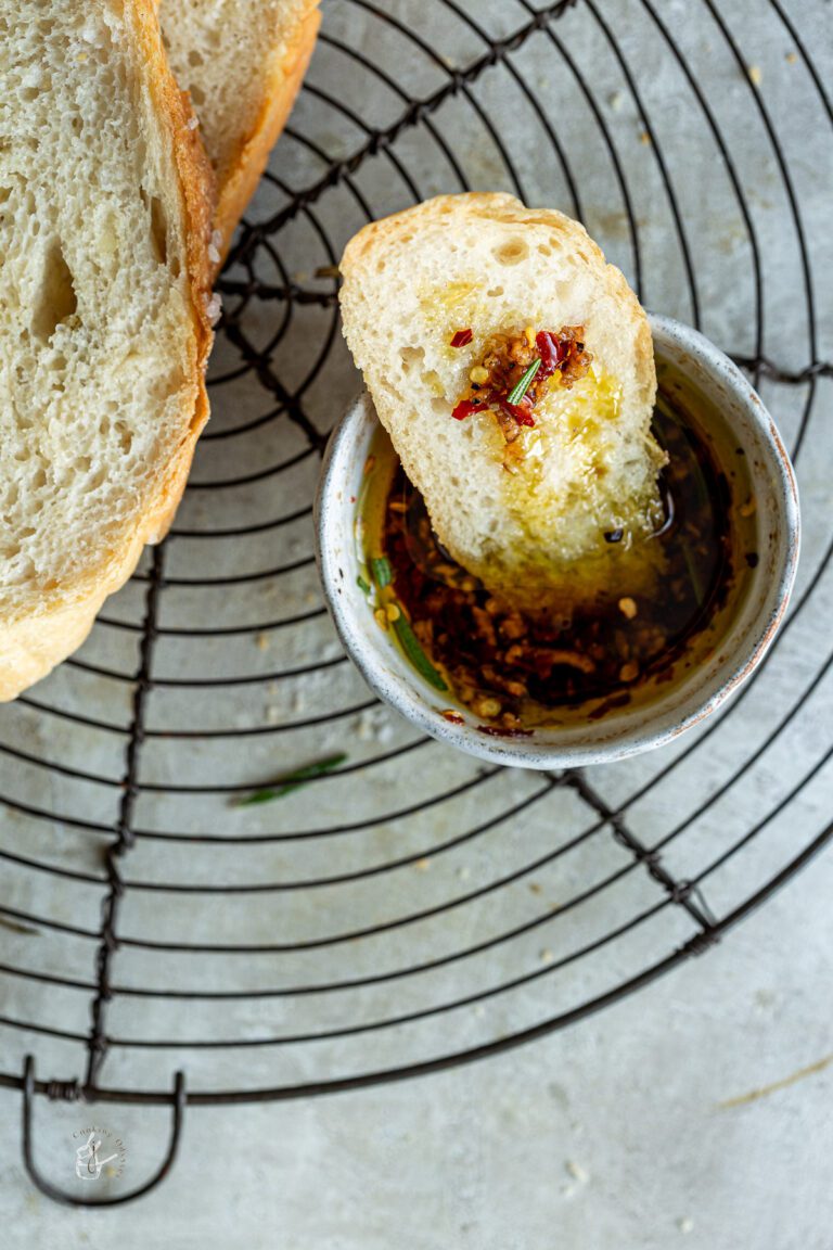 Bread Dipping Oil (Olive Oil Bread Dip) | J Cooking Odyssey