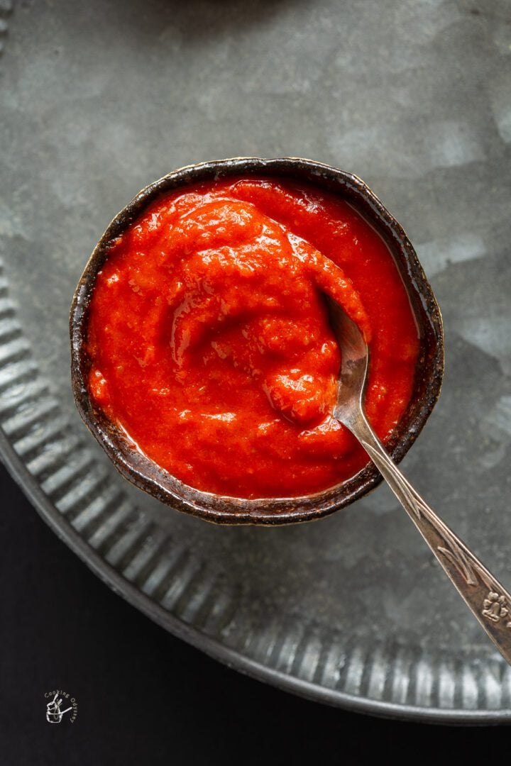 Red Chilli, Raw Mango and Garlic Chutney | J Cooking Odyssey