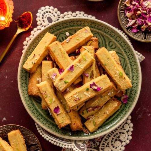Saffron Milk Cookie Sticks | J Cooking Odyssey