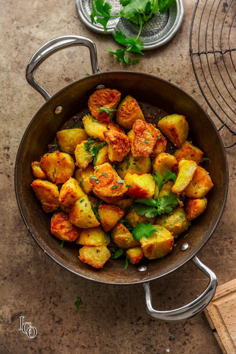 Masala Cumin Roast Potatoes with Crispy Edges | J Cooking Odyssey